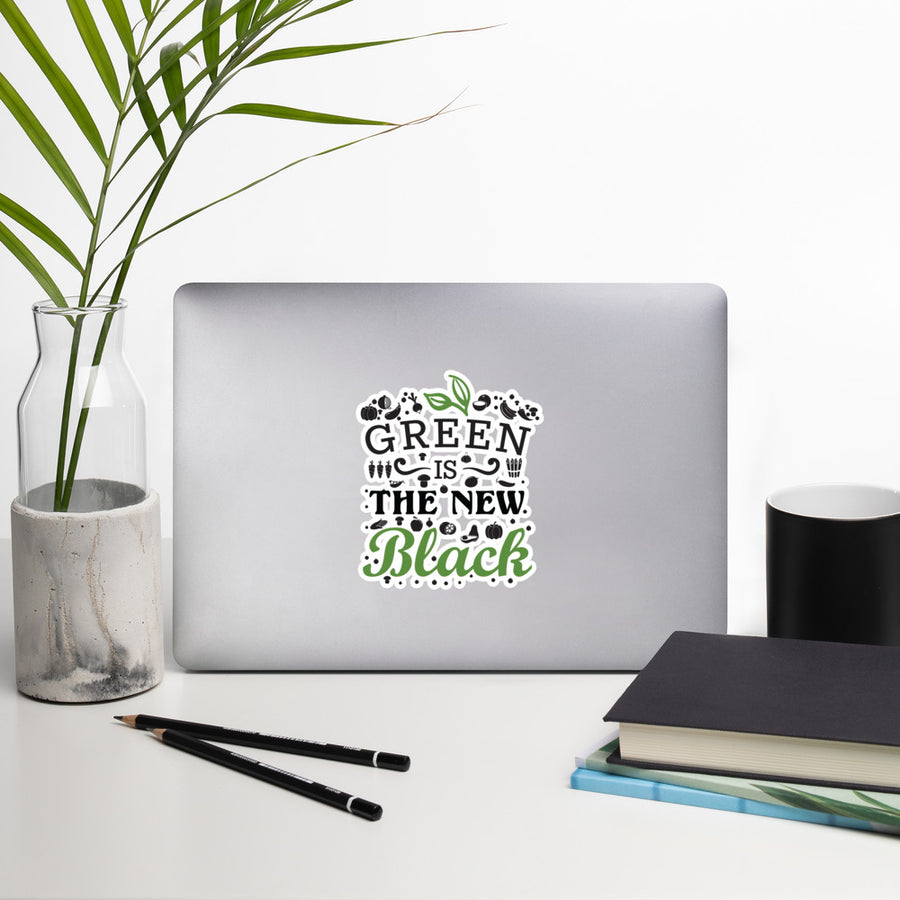 GREEN IS NEW BLACK stickers